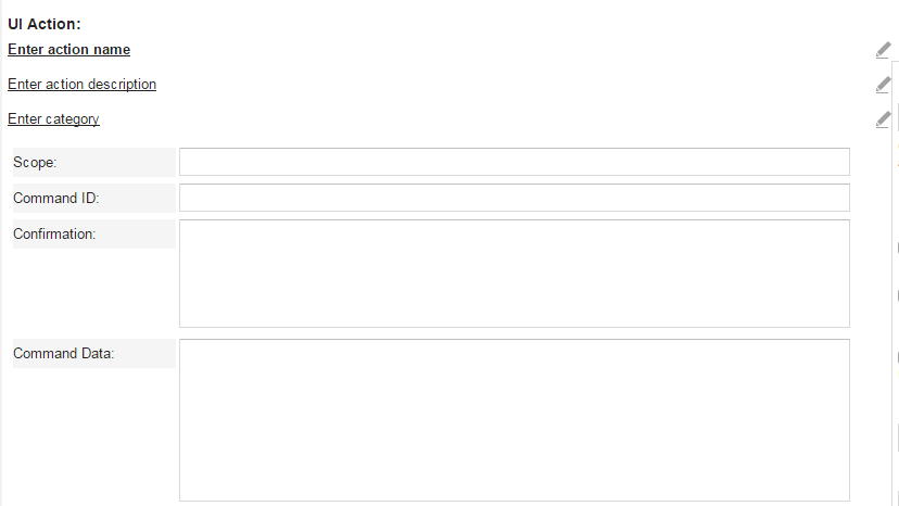 UI Action Quick Action